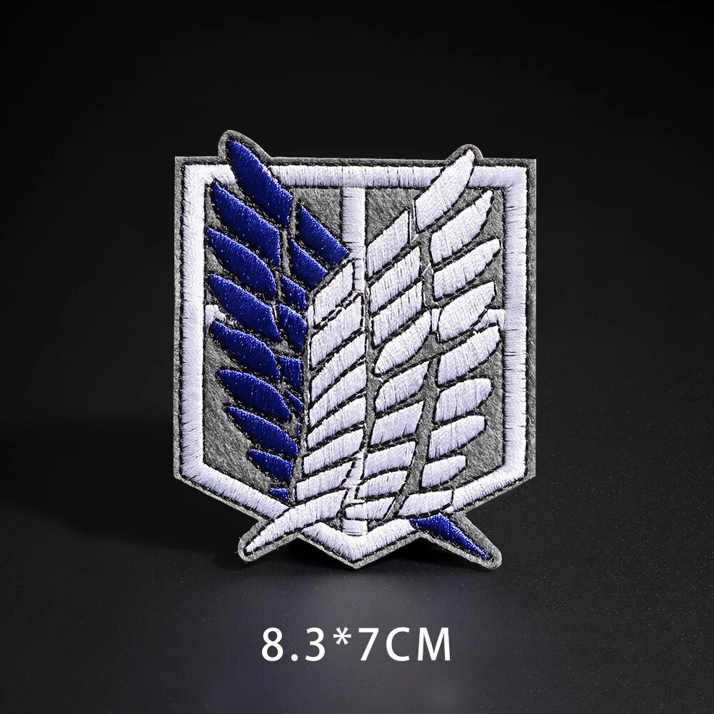 Тканевая наклейка с вышивкой "Крылья Свободы" PGY HEHUOREN N3-BT4308