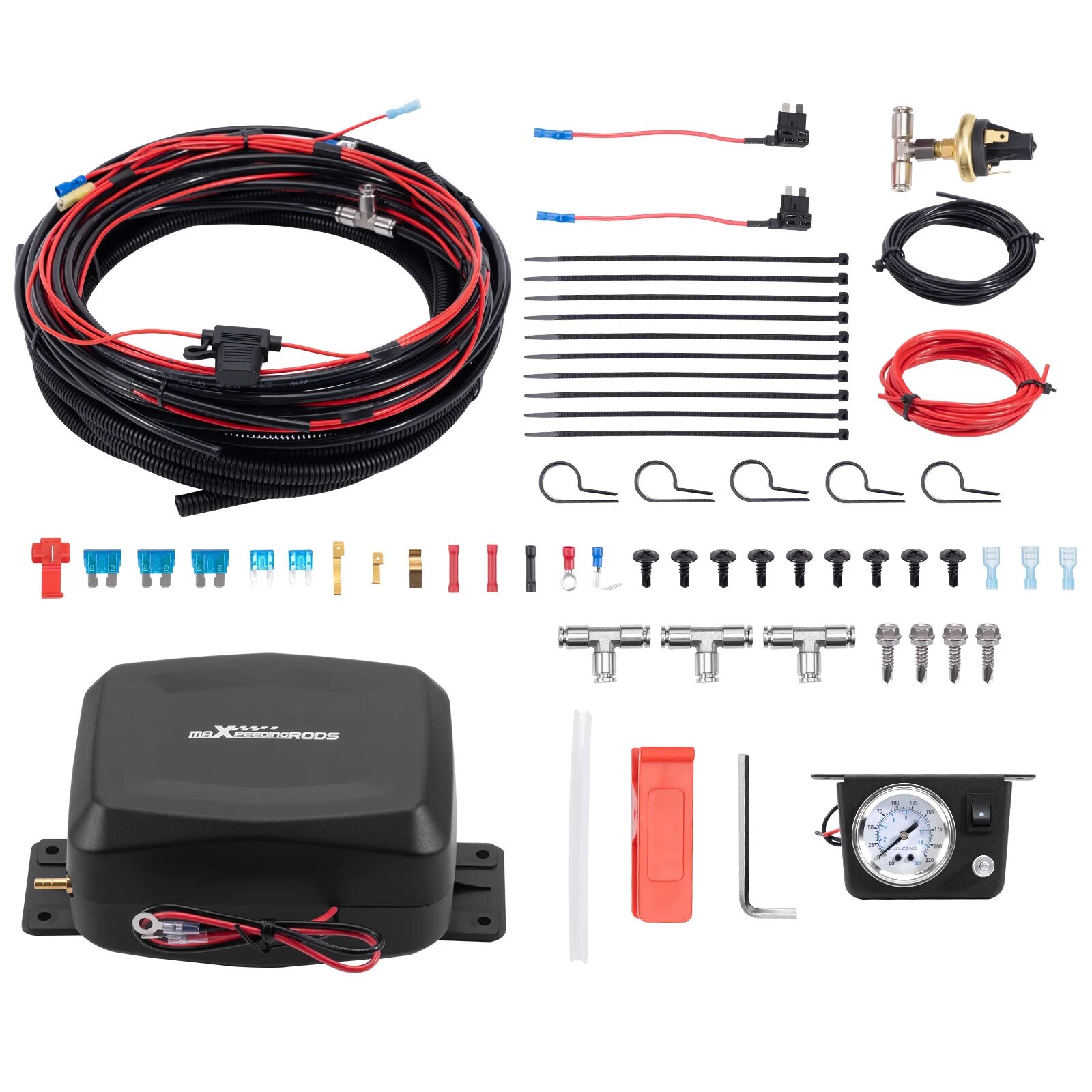 Комплект пружин пневматической подвески + комплект воздушного компрессора для Dodge Ram 1500 PICKUP 2009-23