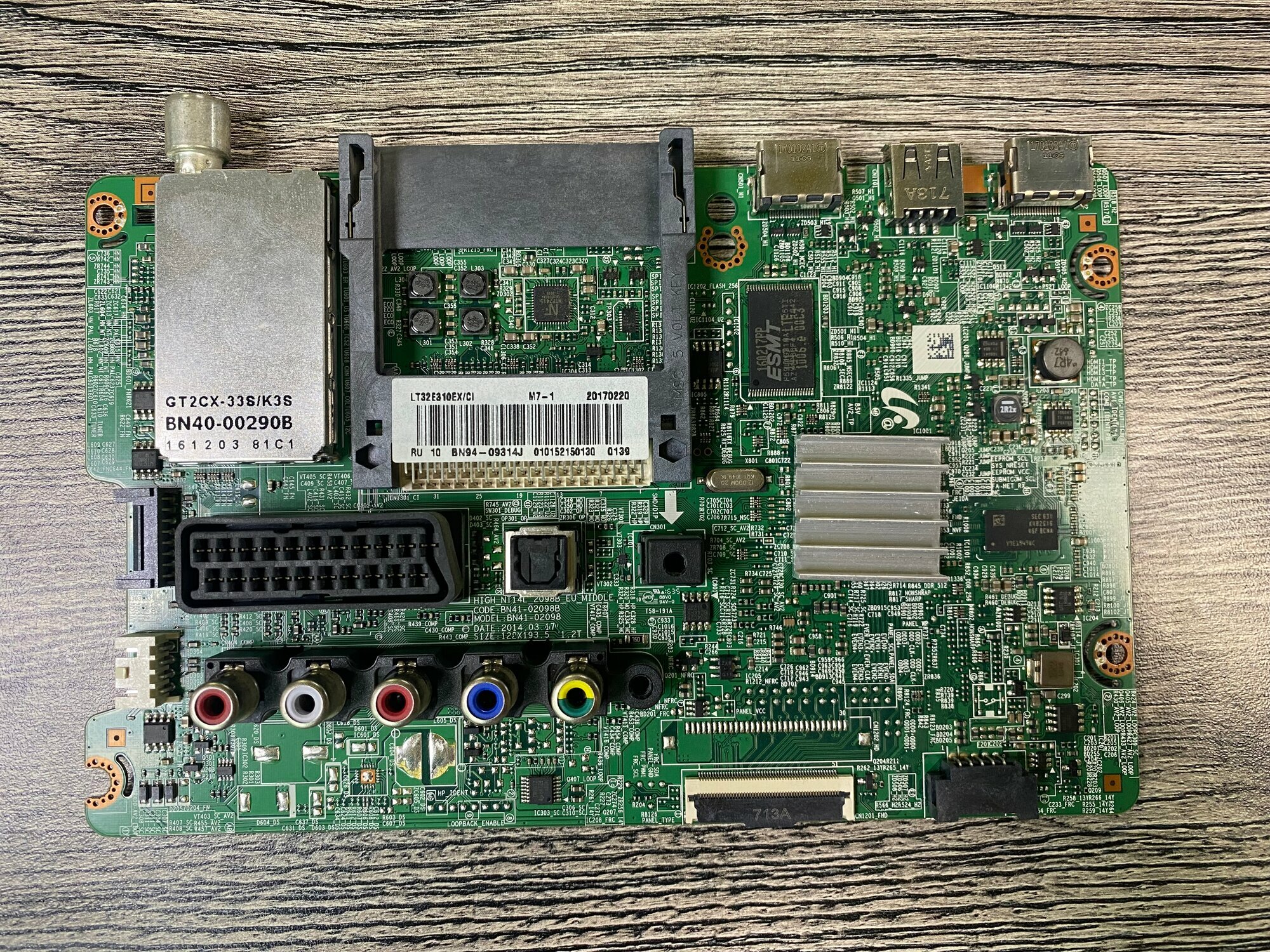 Тюнер BN94-09314J, для телевизора Samsung LT32E310EX