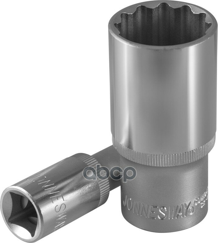 Головка торцевая глубокая 12-гранная 1/2"DR 26 мм. Jonnesway арт. S04HD4726