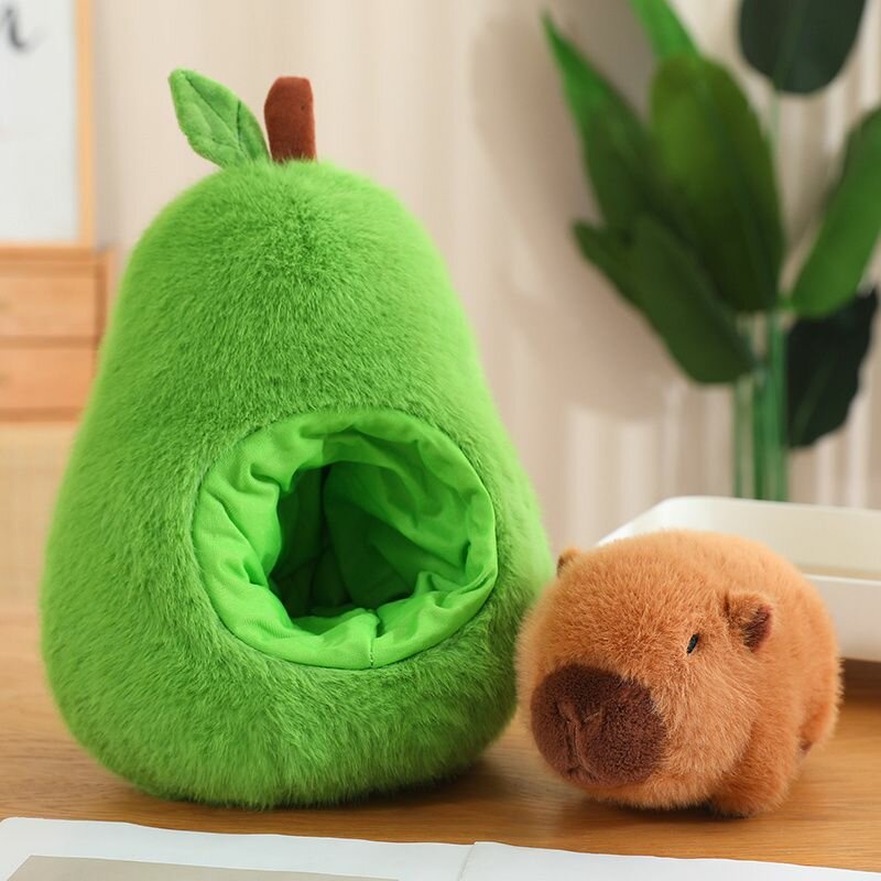 Плюшевая игрушка-капибара из груши очень мягкая игрушка 40см