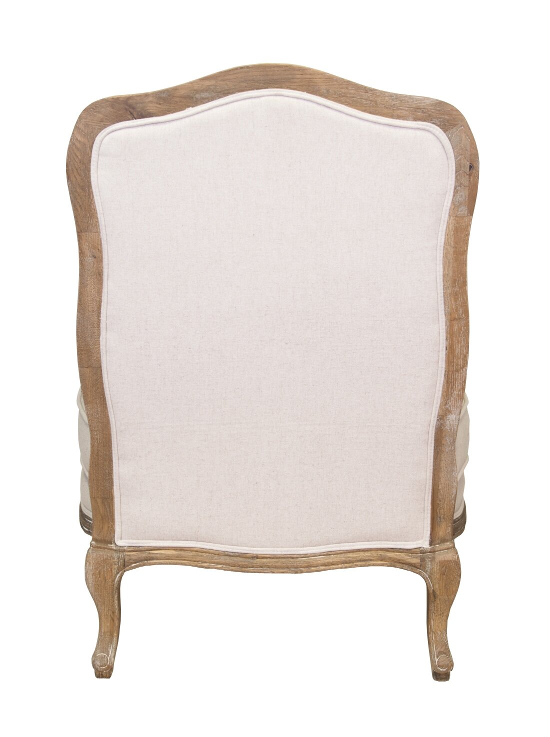 Кресло Mak-interior "Nitro beige" из массива дуба с подлокотниками — фото 1