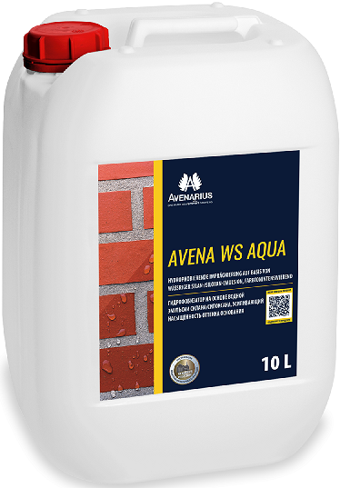 Гидрофобизатор Avenarius Avena WS Aqua 10л на Основе Силана/Силоксана для Защиты Минеральных Фасадов.