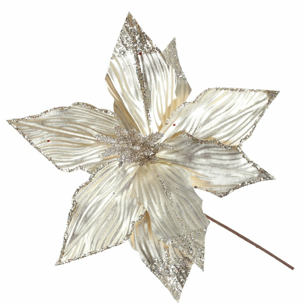 Цветок искусственный Пуансеттия, 27х27х39,5 см KSM-821325