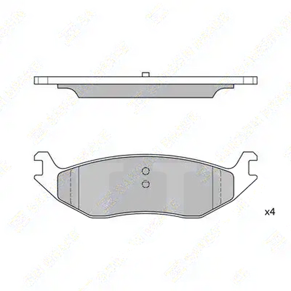 HI-Q SP4169 sp4169 колодки дисковые задние\ dodge durango 04
