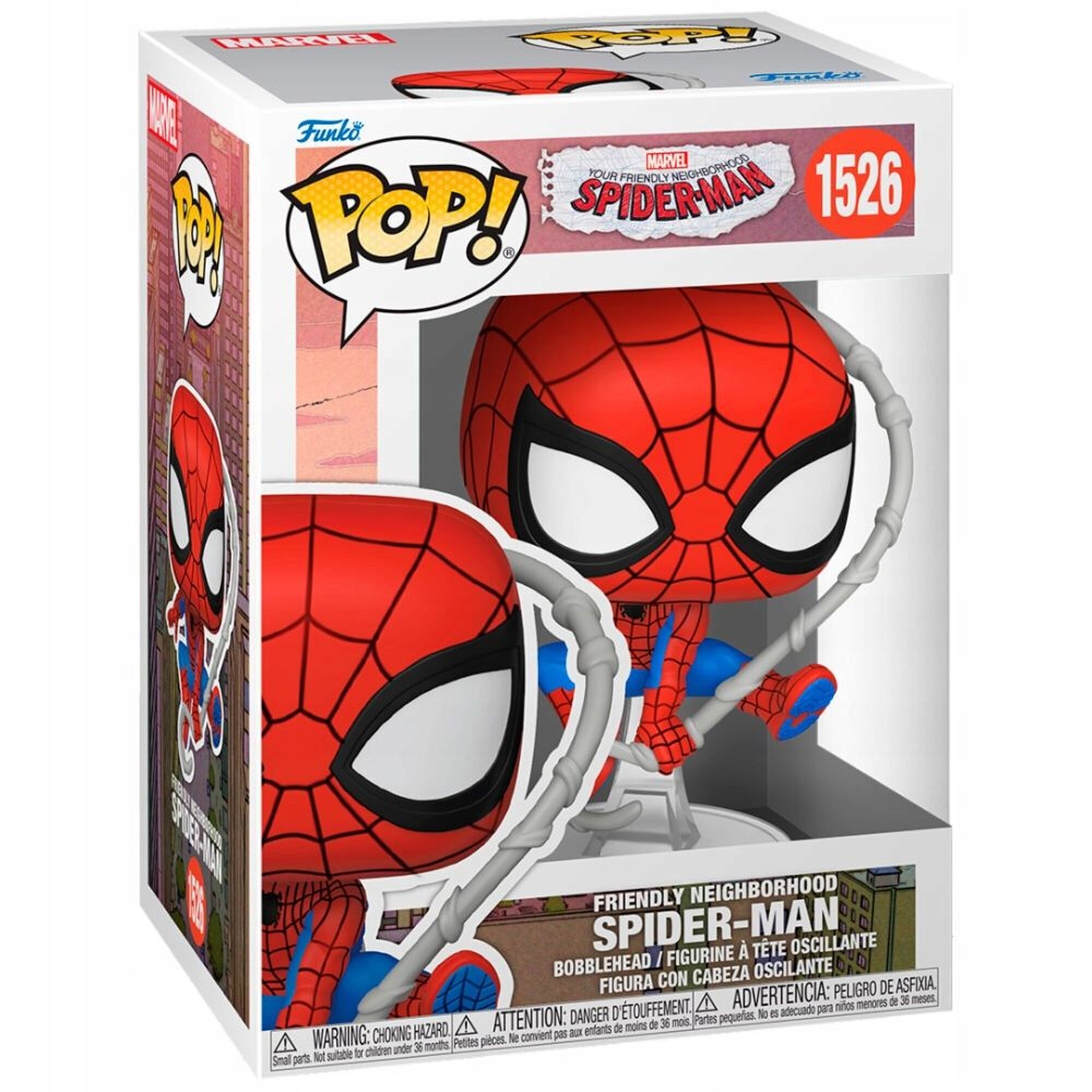 Фигурки Funko Pop - Коллекционная фигурка MARVEL SPIDERMAN Arrivals Spider-Man - Фанко 1526