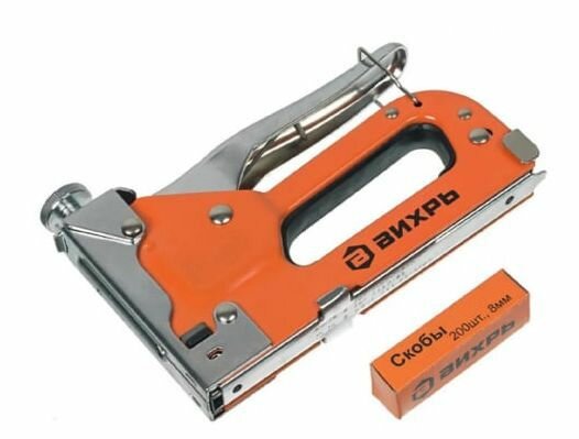 Степлер мебельный Вихрь тип скобы 53 (скобы 4-14мм)