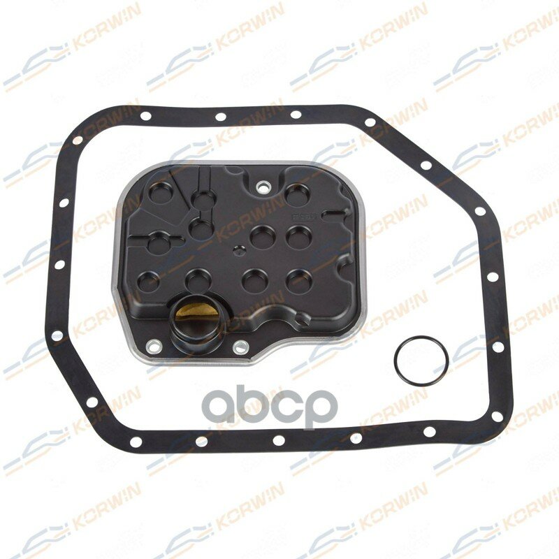 Фильтр АКПП с прокладкой Toyota Avensis 1.8 03-08/Corolla (E12/E15) 1.5-1.8 01- KORWIN арт. KWFT0049