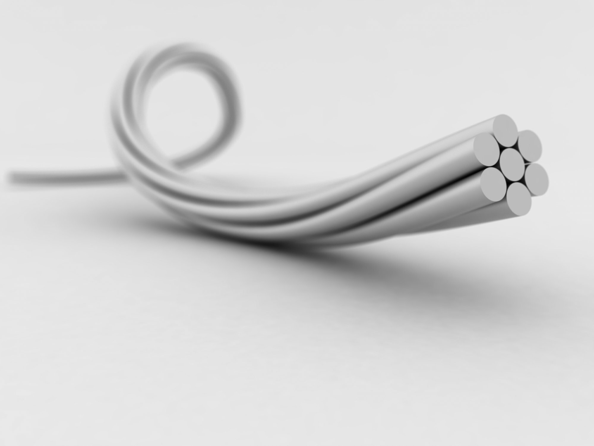 Полиамид (капрон) крученый 1 (4), длина нити 10 м, неокрашенный