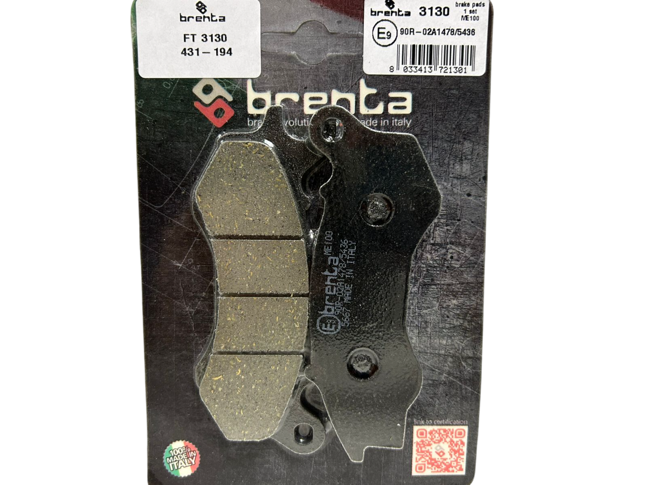 Тормозные колодки Brenta BR3130 (FT3130)