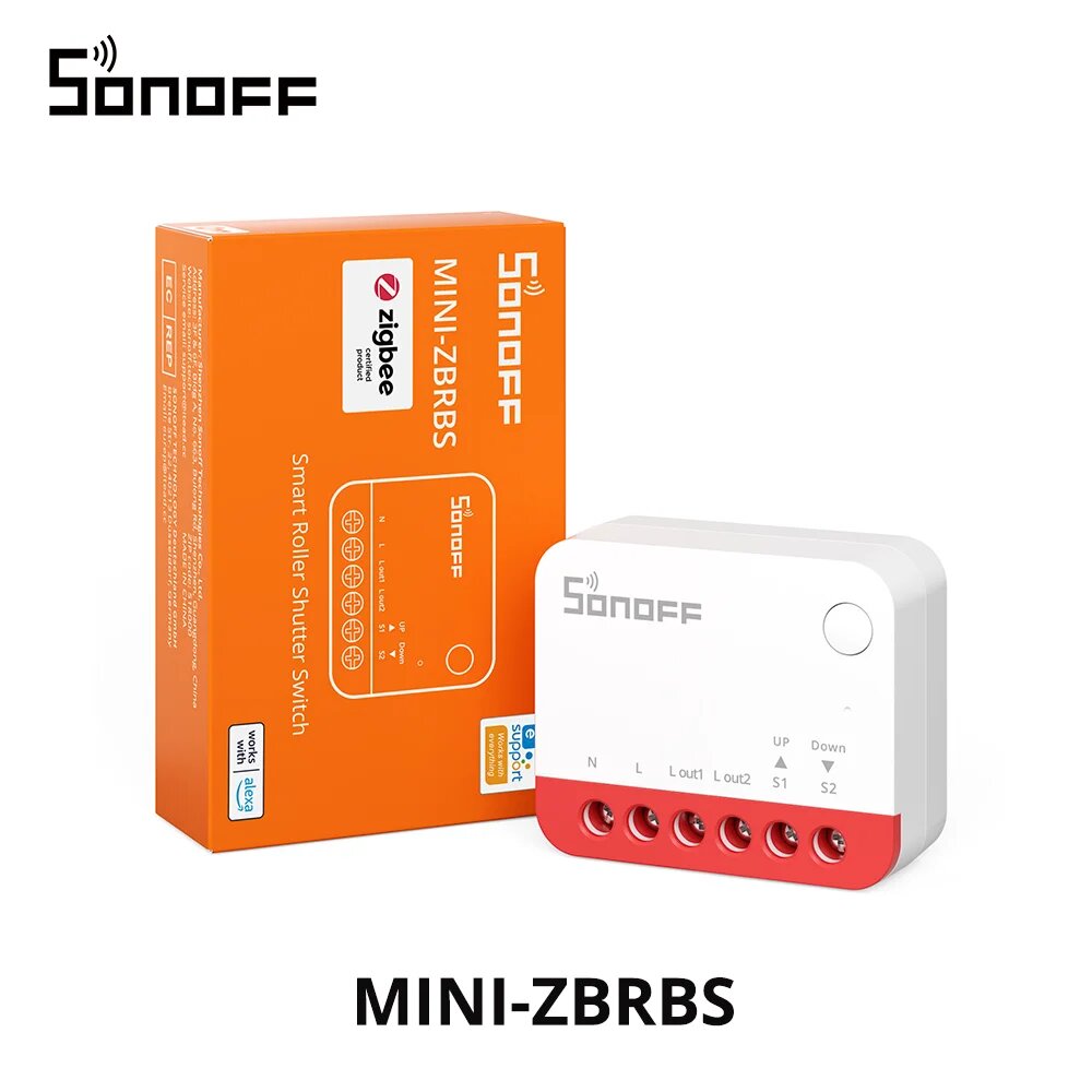 SONOFF MINI-ZBRBS умный переключатель для роллетов MINI-ZBRBS