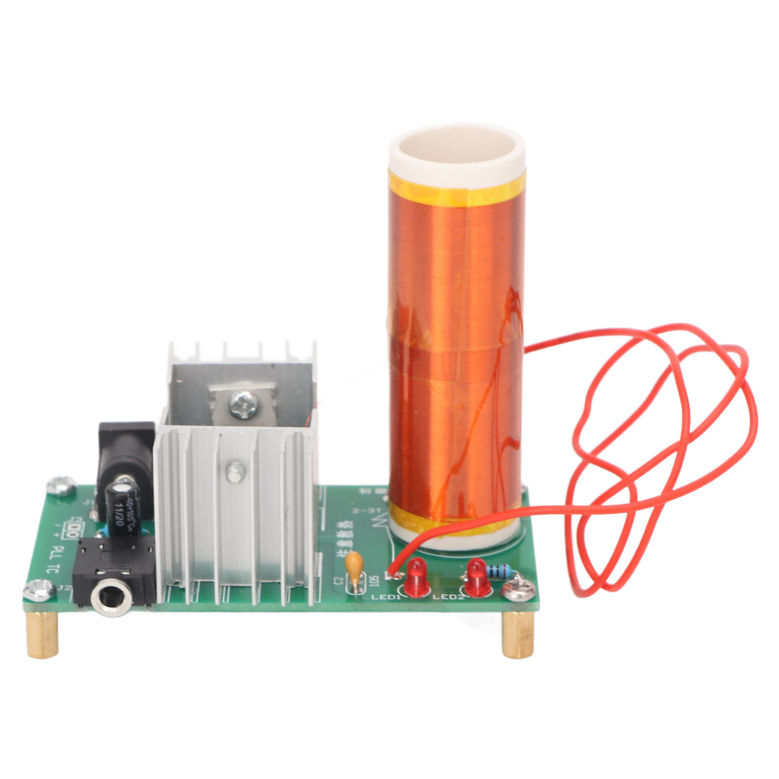 Эксперимент Электронная DIY Катушка научный набор ион венок музыка воспроизведение плазменной беспроводная передача DC 15‑24V