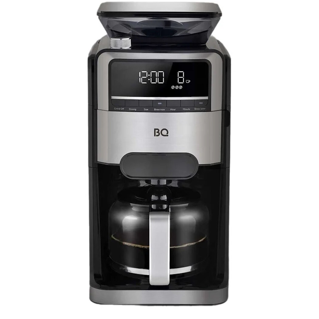 Кофеварка капельная BQ CM3002 1400 Вт, со встроенной кофемолкой