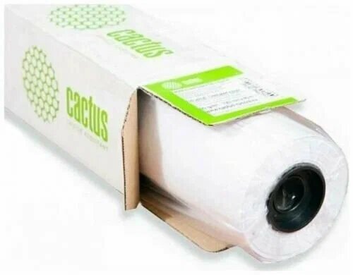 Бумага Cactus CS-PM90-106745 42(A0+) 1067мм-45м/90г/м2/белый матовое универсальная (с покрытием) вту