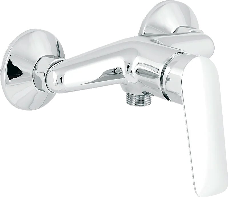 Смеситель для душа Migliore Laguna 26084 хром, глянцевый, настенный, латунный, однорычажный, без лейки, смеситель для ванны с душем