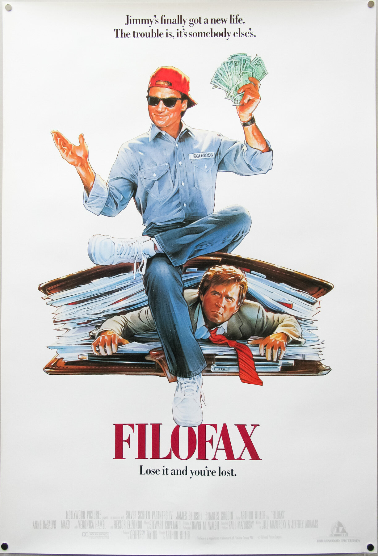 Плакат, постер Filofax (Taking Care of Business 1990) на бумаге, размер 30х42см