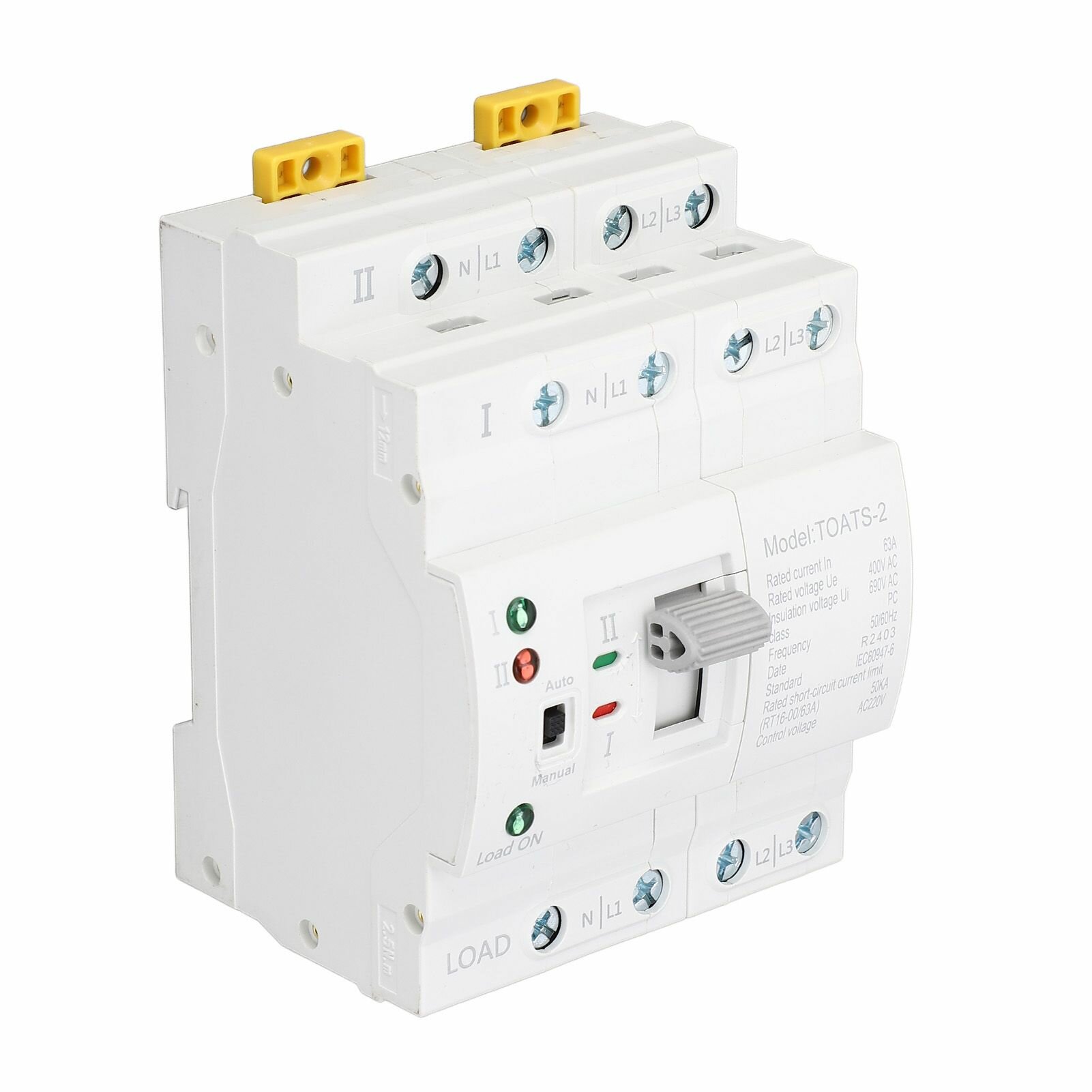 Автопереключатель 4P 63A 220V для генератора — фото 1