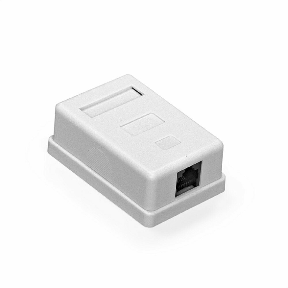 EXEGATE Монтажное оборудование EX292844RUS Розетка внешняя SM1-RJ45-C6 RJ-45 кат.6 UTP Krone 110