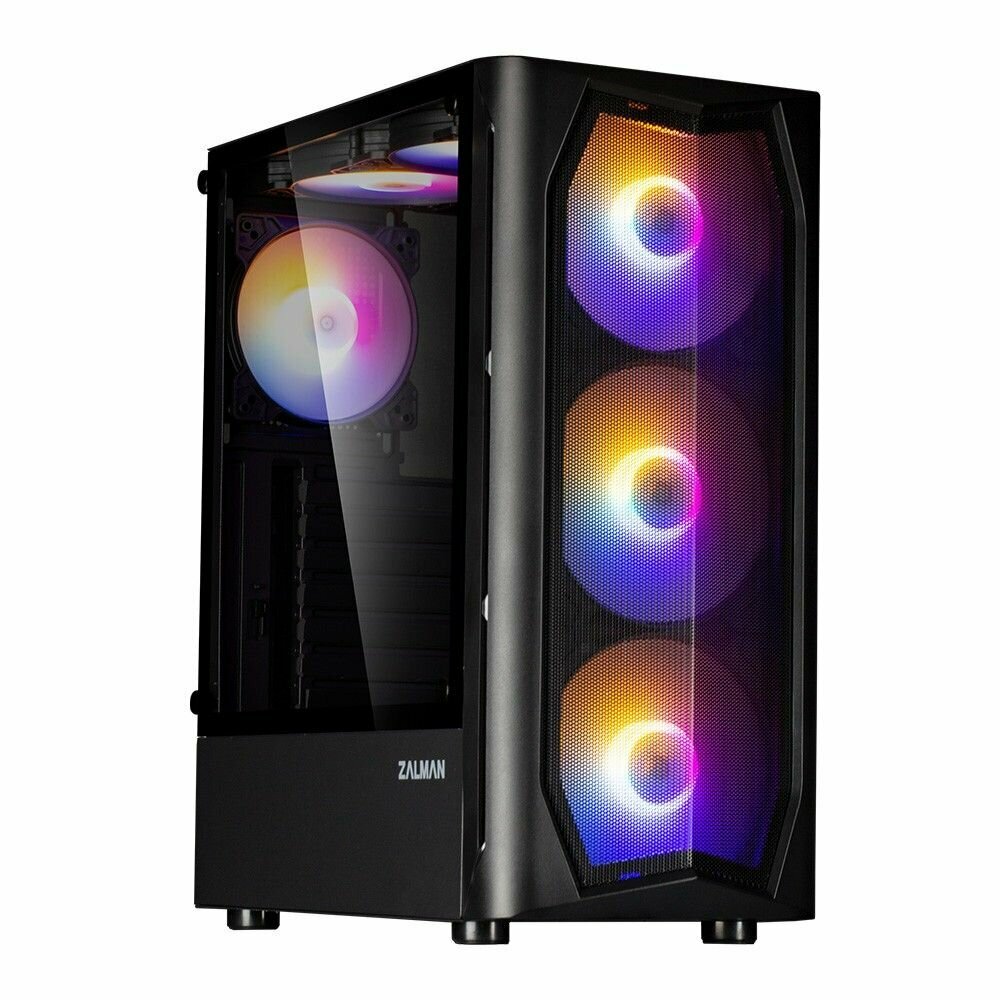 Zalman Корпус MidiTower N4 Rev.1 без БП Black