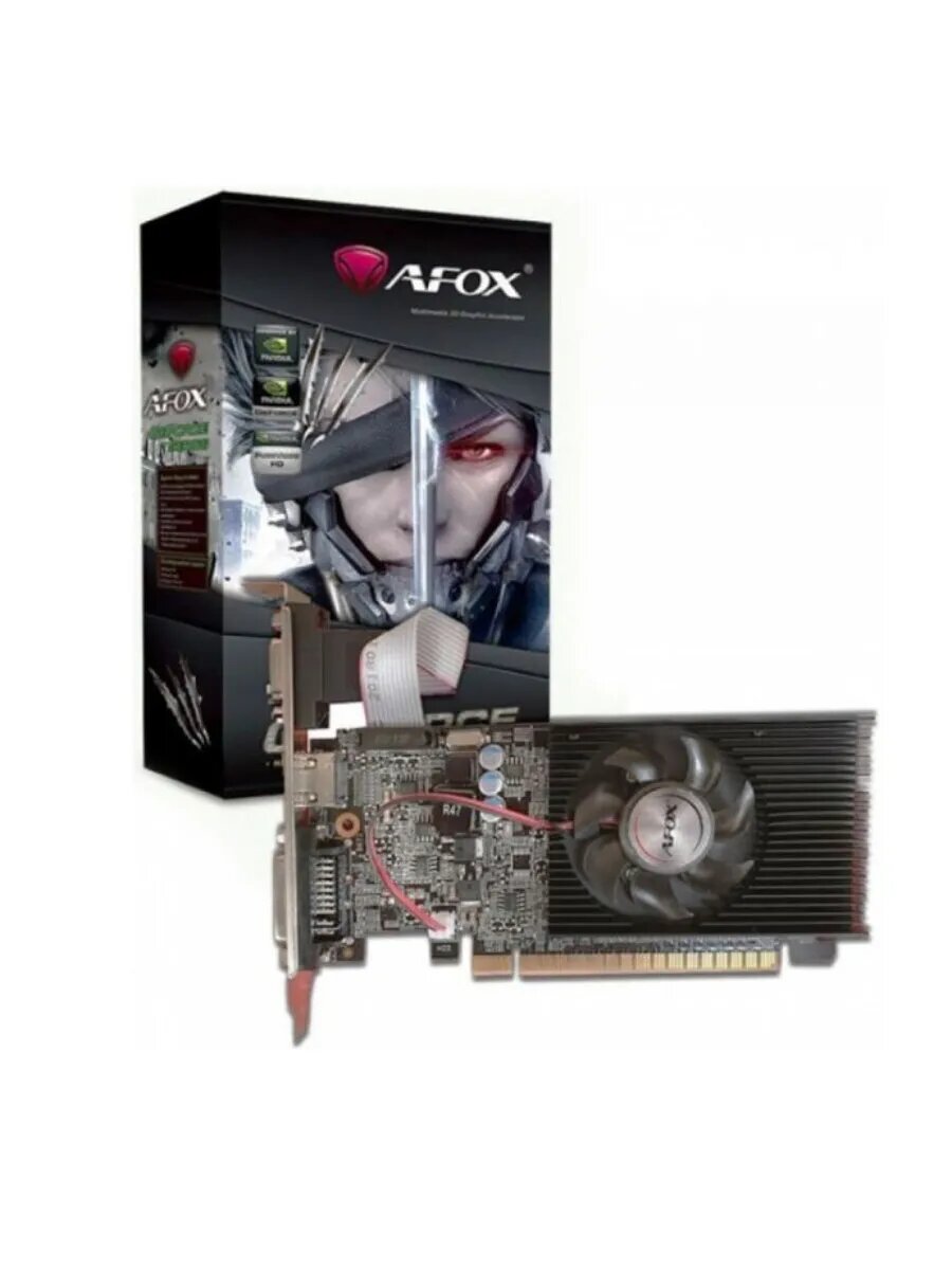 Видеокарта GeForce GT 710 LP Single Fan AF710-1024D3L5-V3