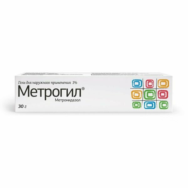 Метрогил гель для наружного применения 1% 30г