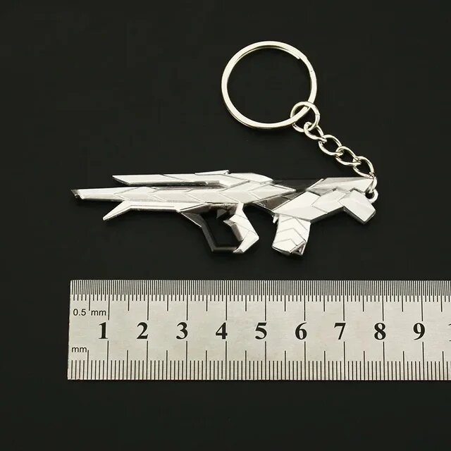 Модель Valorant Melee Reaver, кулон, брелок для мужчин,5 9 см, модный металлический брелок для ключей с кожей, искатель фанатов, коллекция, декор, ювелирное изделие, подарок