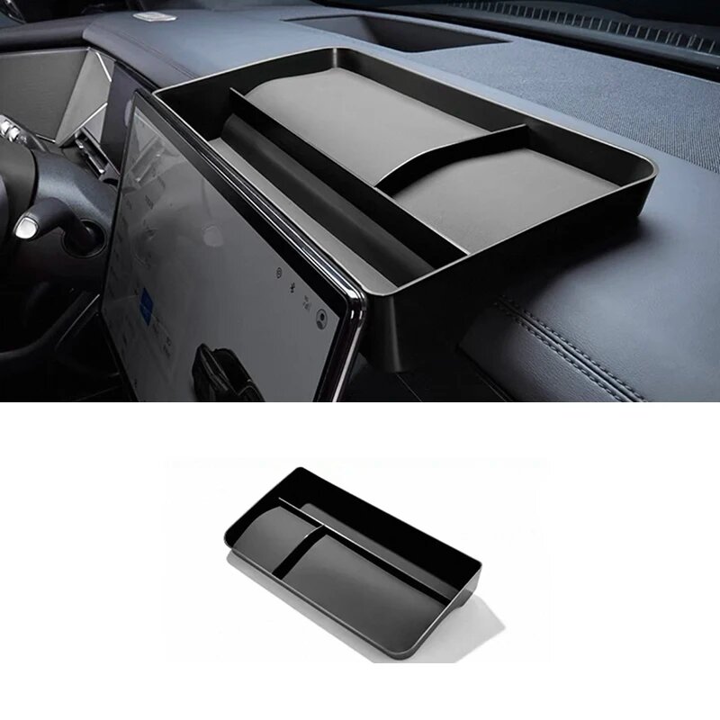 Для BYD TANG L EV/DM Sealion 8 2025 2026, приборная панель автомобиля, навигационный экран, задний ящик для хранения, лоток, аксессуары для интерьера black