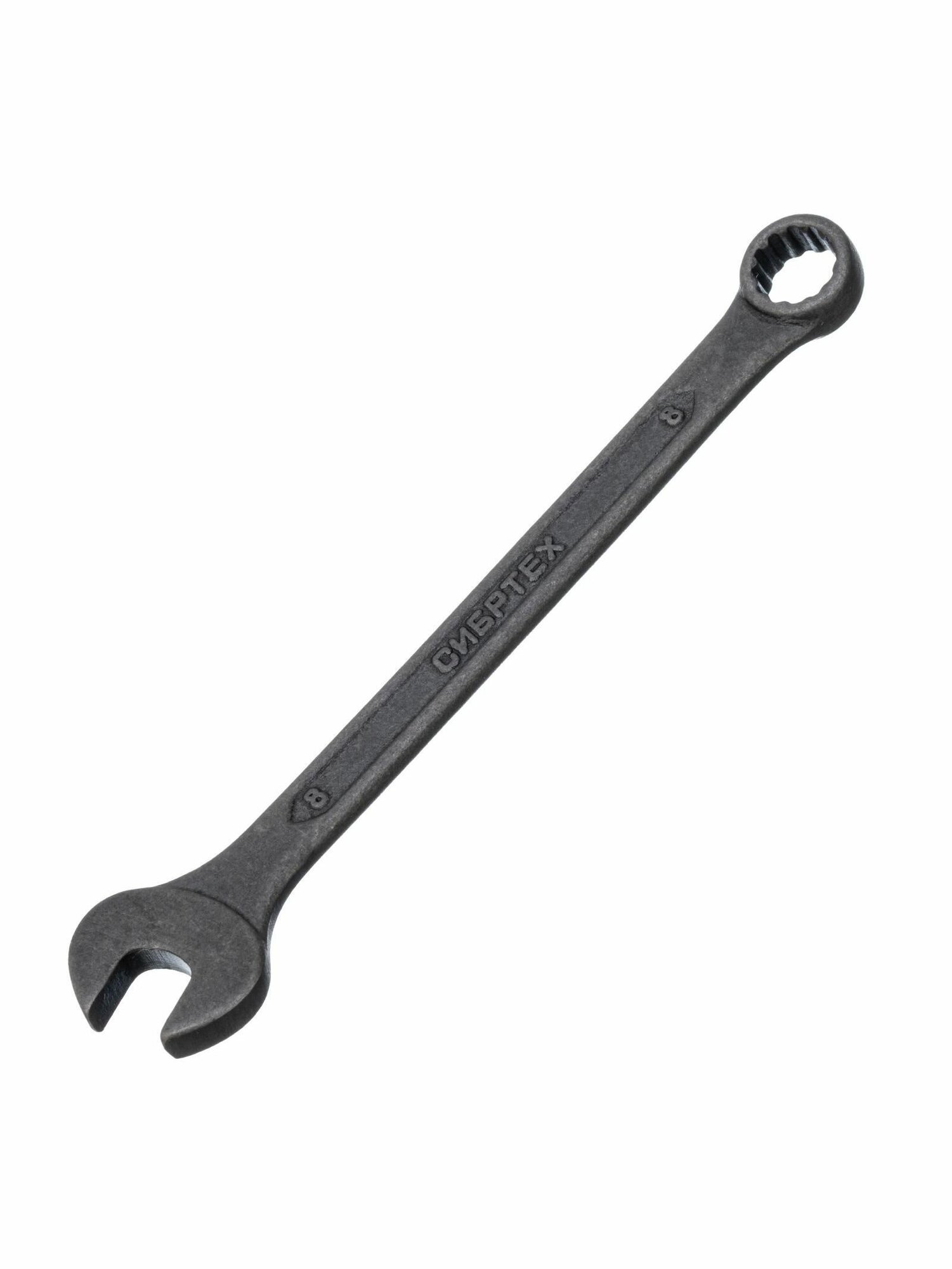 Ключ комбинированный, 8 мм, CrV, фосфатированный, ГОСТ 16983 Сибртех 14903