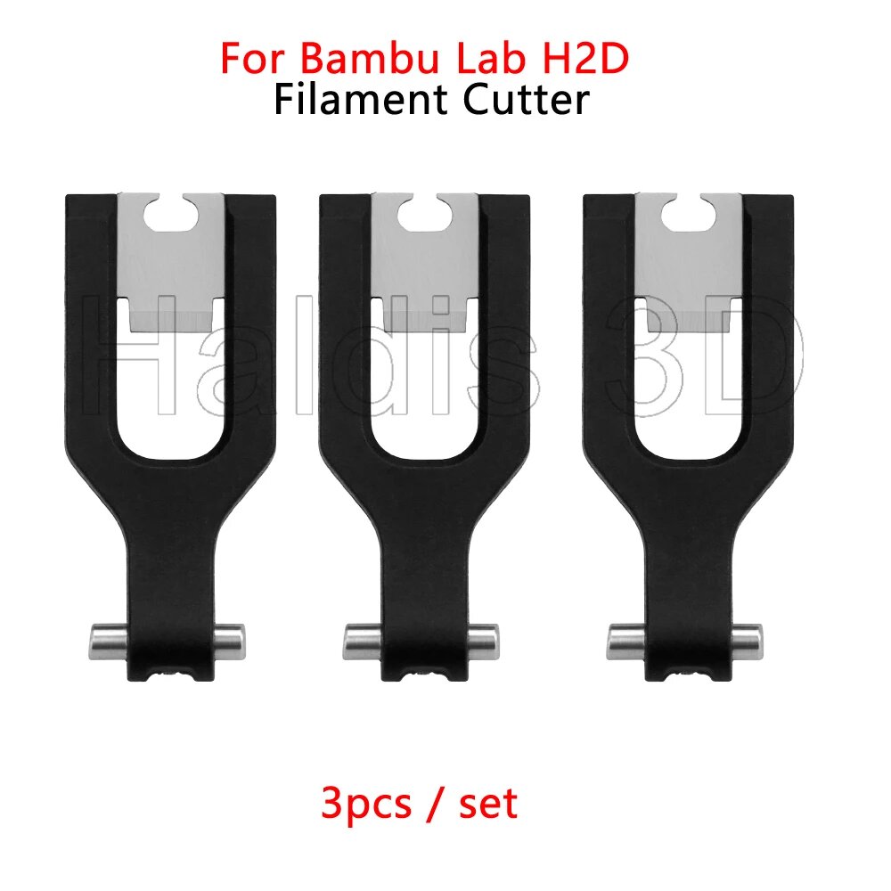 Для Bambu Lab H2D лезвия для резки нити 3 шт./компл. запасная часть для резака нити для Bambulab H2D 3D аксессуары для 3D-принтера