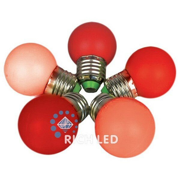 Лампа светодиодная G45 E27 220В 2Вт RL-B-E27-G45-2W-R