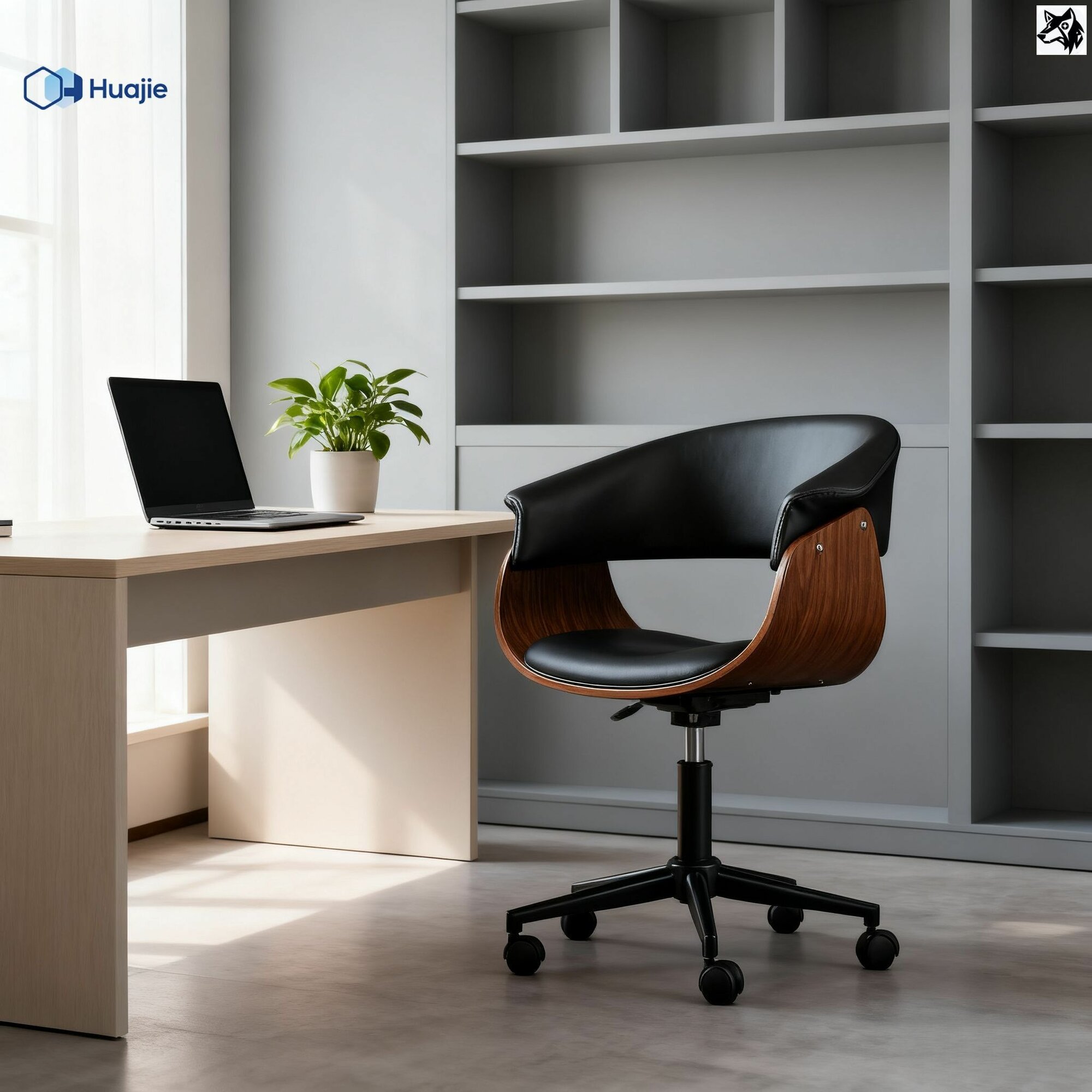 Эргономичное офисное кресло из кожи и массива дерева, которое можно поднимать и опускать, вращающееся на 360 , компьютерное кресло для домашнего кабинета, студии, сидячее и не утомляющее