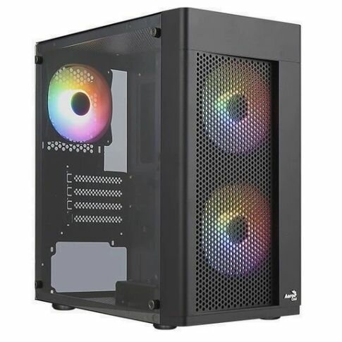 Компьютерный корпус AeroCool Hexform v2 (ACCS-PV38033.11) черный - Mini Tower, Micro-ATX, Mini-ITX, USB 2.0 Type-A