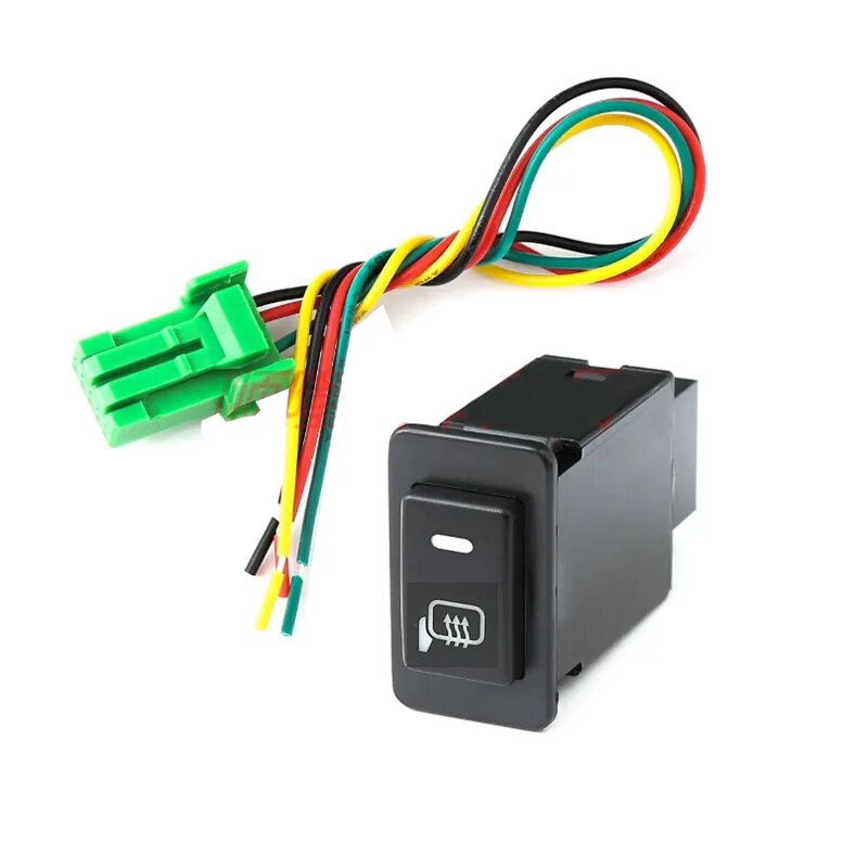 1 шт. DRL светодиодный парковочный радар, зеркало с подогревом, противотуманная фара, кнопка переключения для Nissan Patrol Y60, Mirror heating