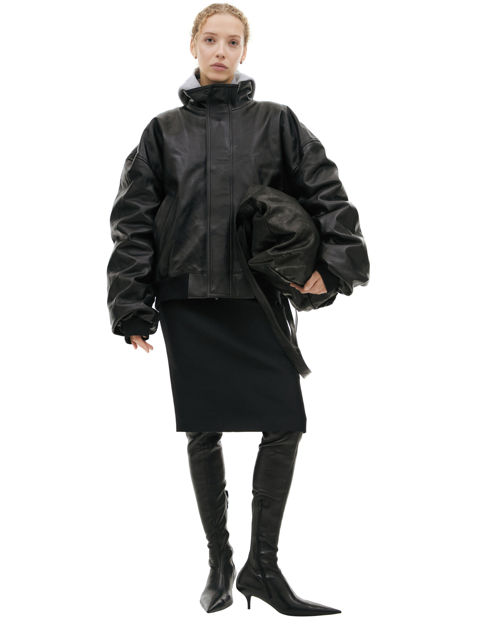 Куртка кожаная