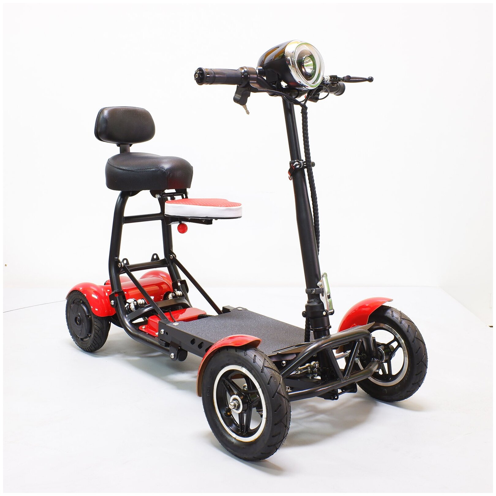 Электро трицикл GreenCamel Кольт 510 (36V 10Ah 2x250W задние мотор-колеса) (10Ah Li-ion, красный)