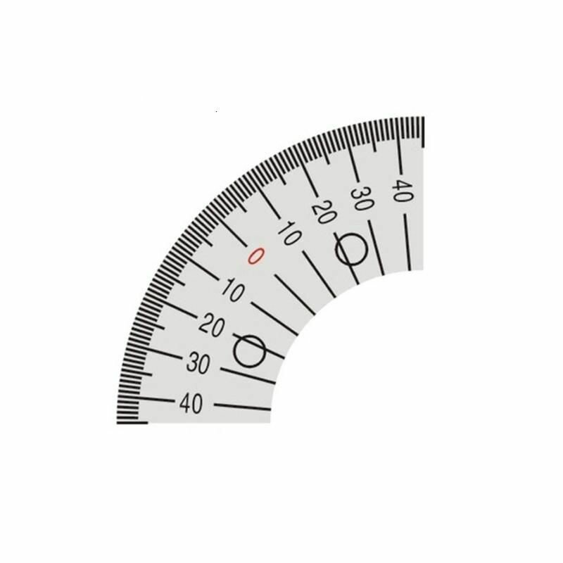 Транспортир для фрезерного станка, угловая пластина, шкала, линейка 45 градусов, C