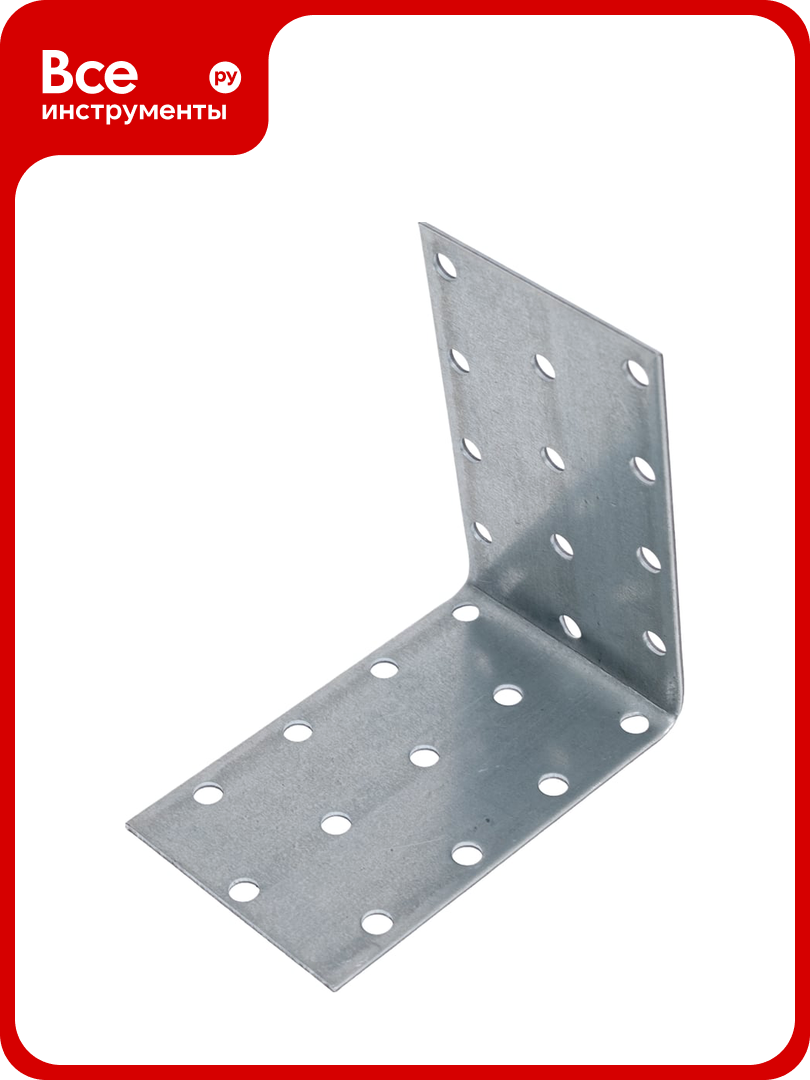 Крепежный уголок равносторонний гурт KUR 80х80х50х1,5 (10 шт)