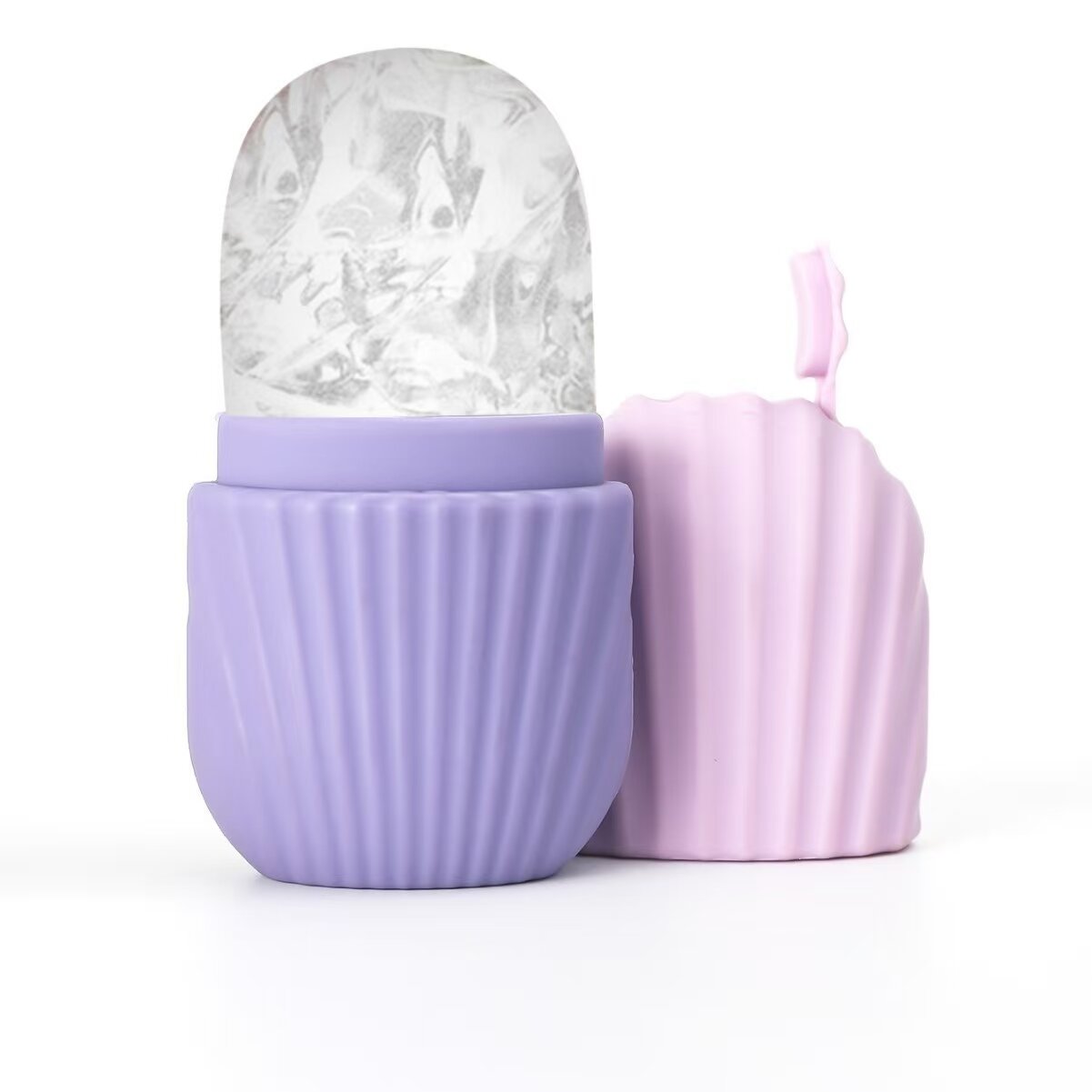 Массажер для лица охлаждающий, криомассажер со льдом, форма для косметического льда