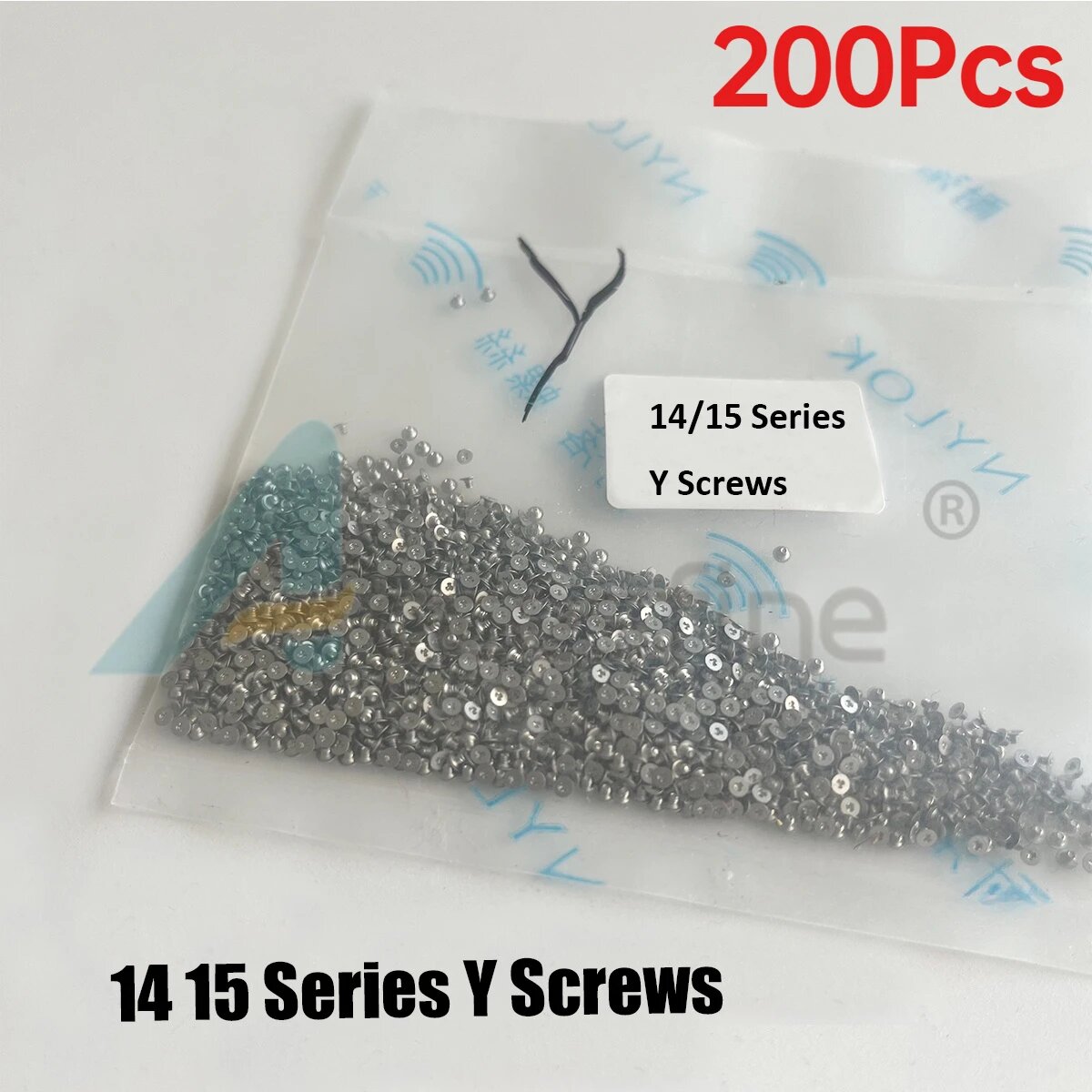 200 шт. винты Y-образной рамки средней рамки для Apple iPhone 14 Pro Max 15 Pro Max Plus, универсальный сменный винт с крестообразным шлицем средней рамки 200Pcs Y Screws