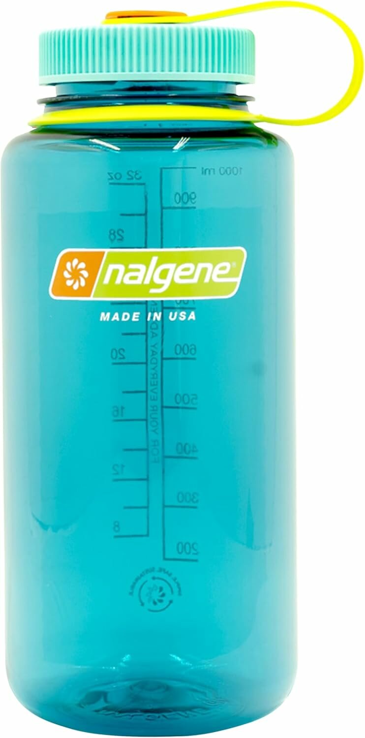 Nalgene Фляга спортивная 1000 мл, светло-бежевый, бирюзовый