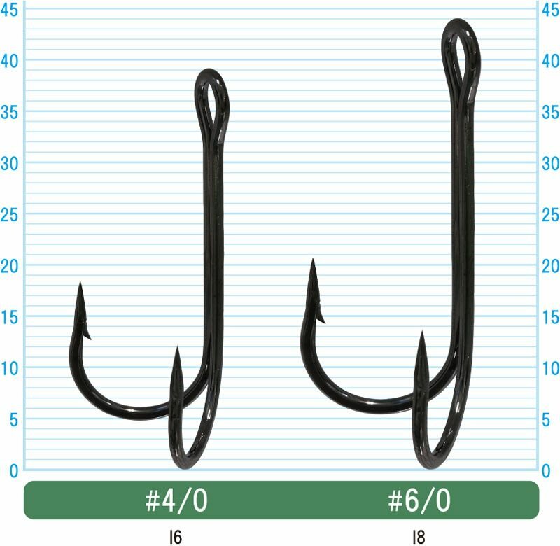 OWNER Крючок двойной SD-37 BC №6/0 4шт