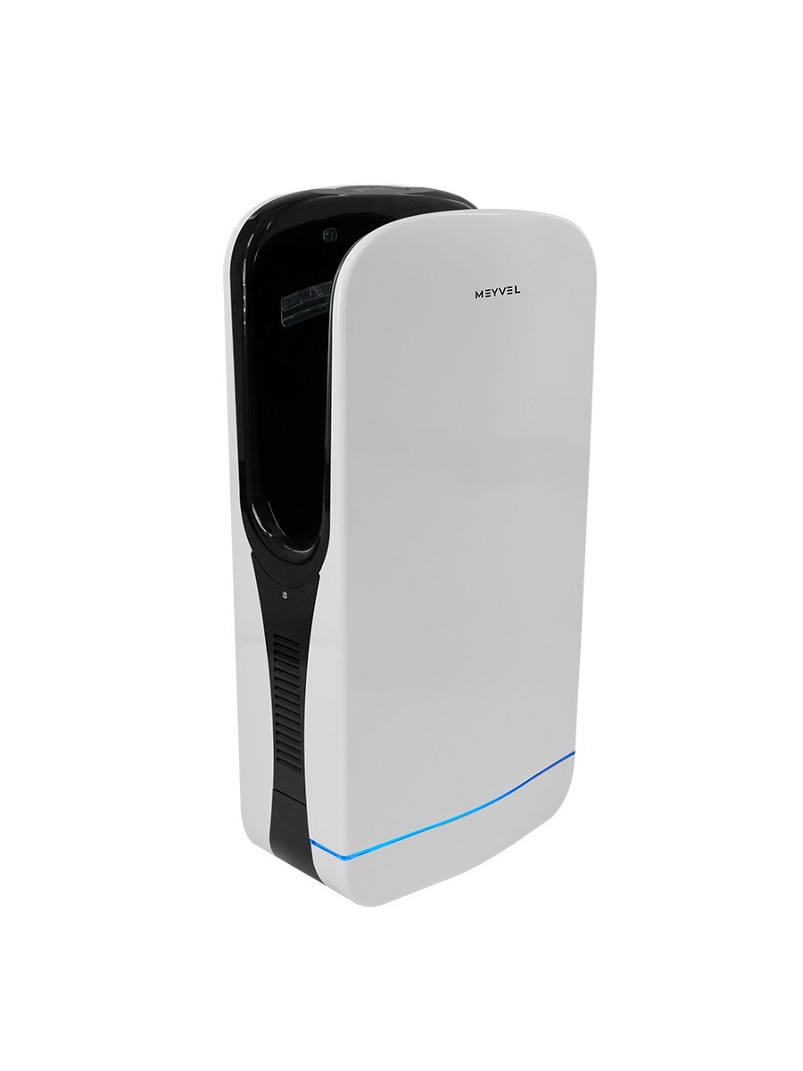 Сушилка для рук Meyvel MH10-1800P1, настенная, пластик, белая