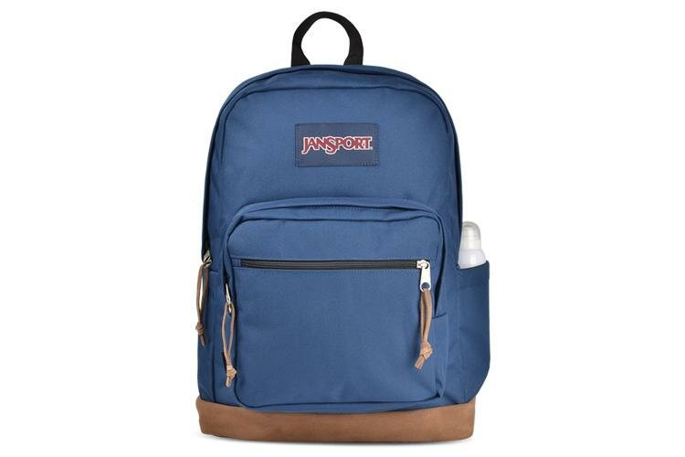 Рюкзак унисекс JanSport полиэстеровый стандартного размера, морской синий, цвет: marine blue