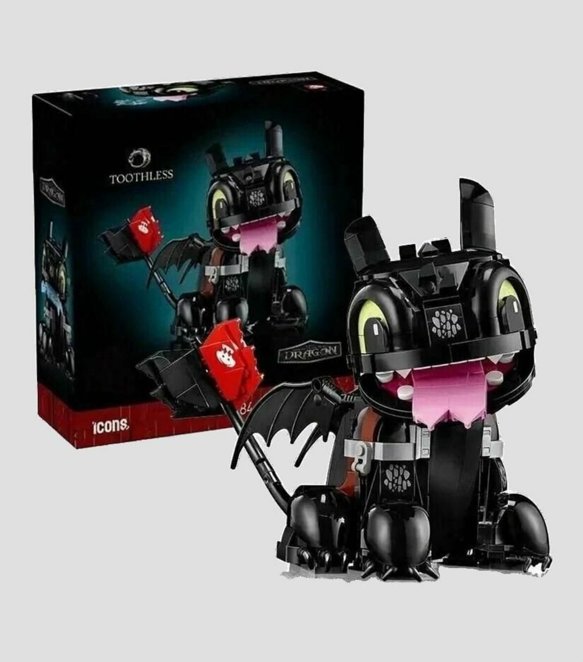 Конструктор Как приручить дракона: "Беззубик", 784 деталей, 17875
