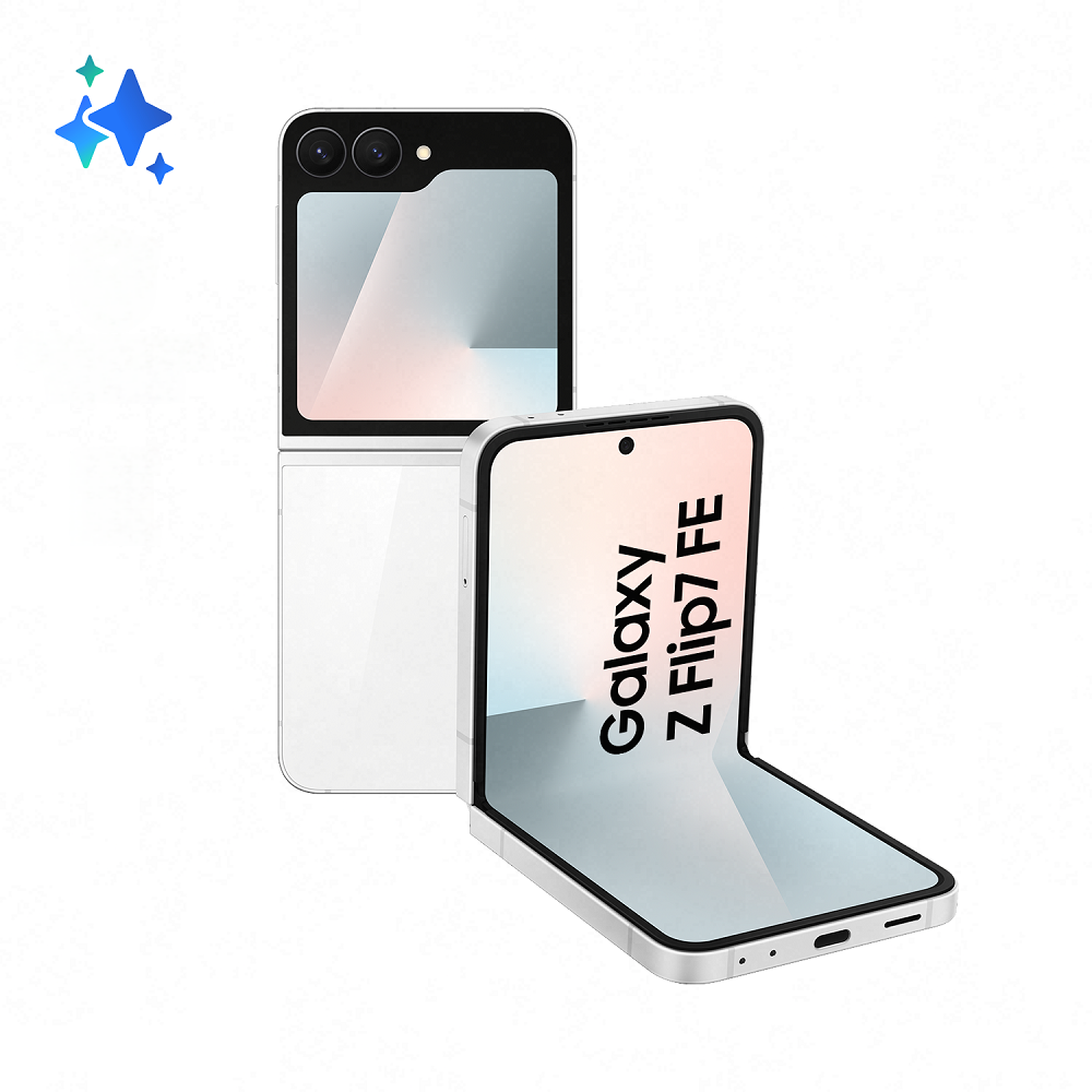 Смартфон Samsung Galaxy Z Flip 7 FE, 8/128Gb, White (nano SIM+eSIM), Белый RU