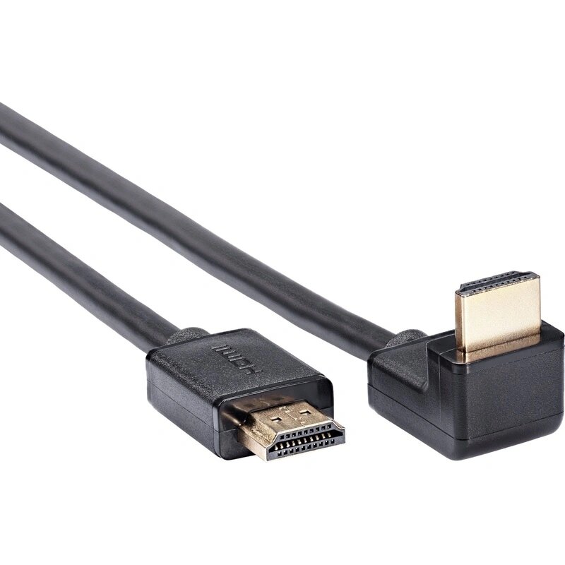 Кабель HDMI---HDMI ver 2.1 8K@60Hz угол 90град 1м, Telecom