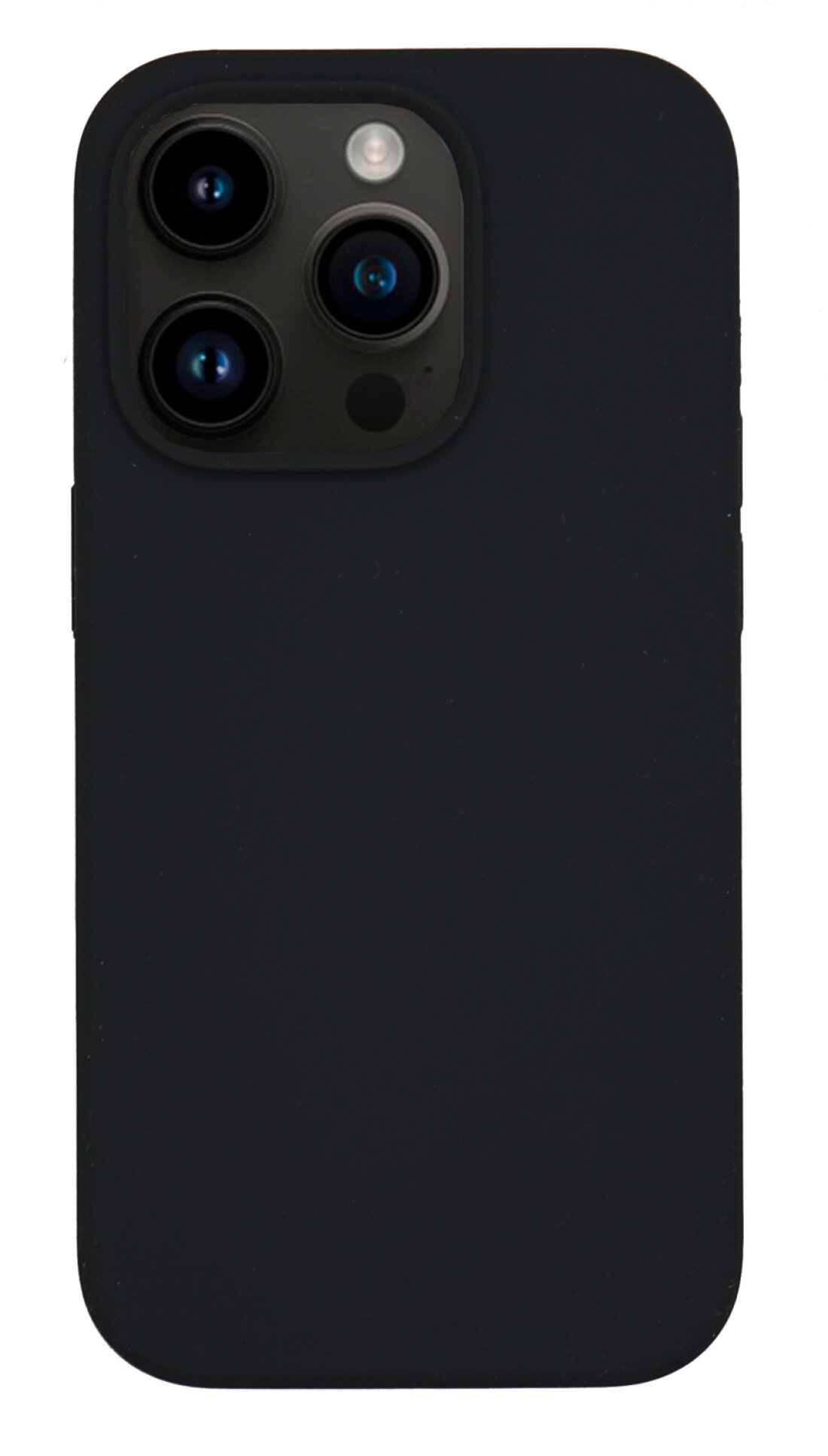 Чехол-накладка для iPhone 14 Pro, Silicon Case, без лого, угольно-серый