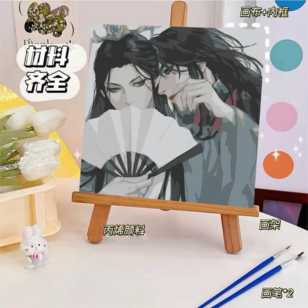 Картина по номерам 'Система Спаси-Себя-Сам для Главного Злодея' 20*20cm