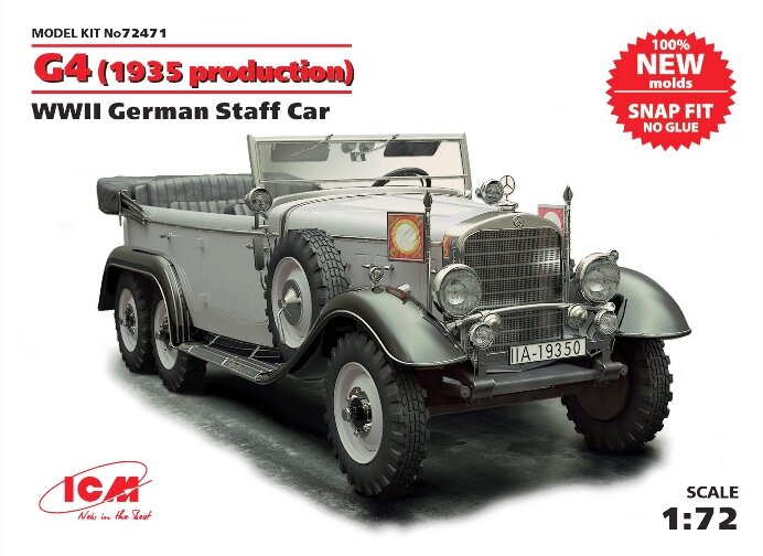 72471 ICM Германский штабной автомобиль G4 (1935 г.) 1/72