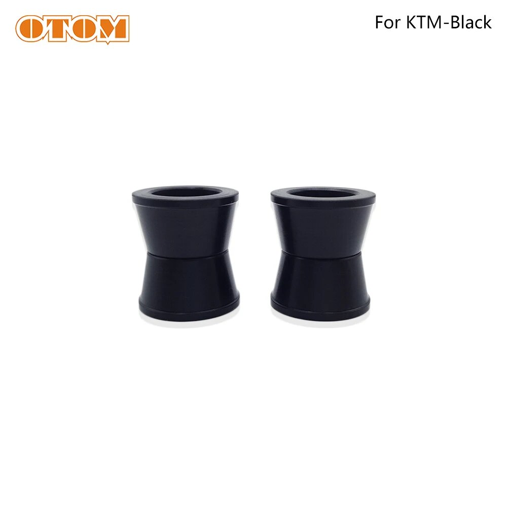 1 пара мотоциклетных аксессуаров, втулки для крепления руля, ручка, стойка, зажим, направление, колонка, буферная втулка, конус, универсальный грязеотталкивающий Черный, Black-For KTM